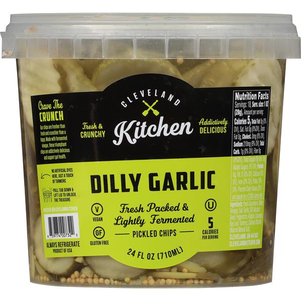 Cleveland Kitchen Freshly packed and Lightly fermented pickle chips ...