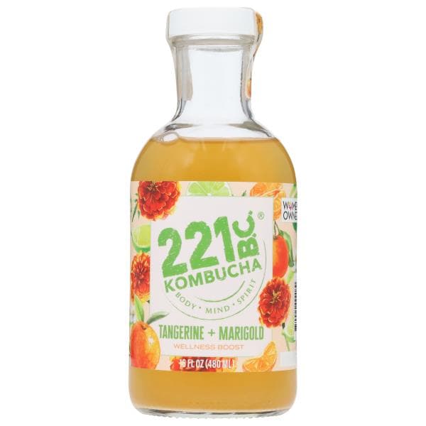 221 B.C. Kombucha, Tangerine + Marigold, Wellness Boost | Publix Super ...