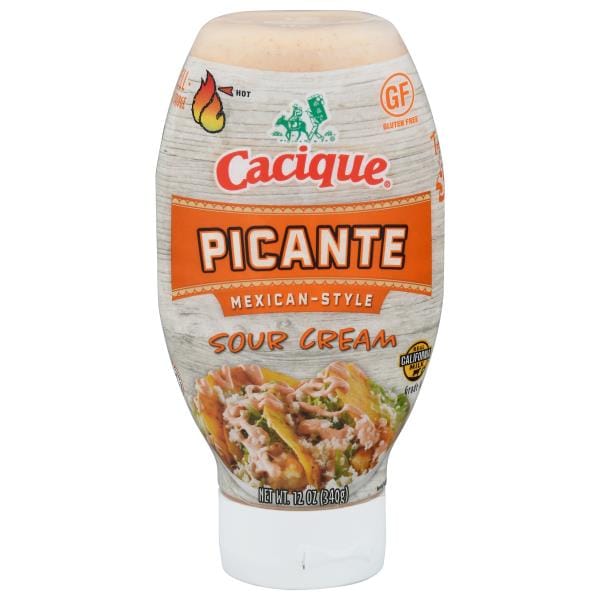 Cacique Sour Cream, Mexican-Style, Picante, Hot | Publix Super Markets
