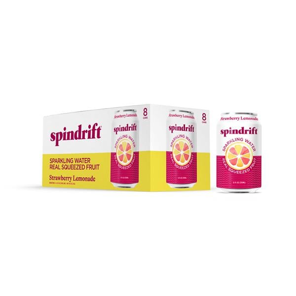 Spindrift Sparkling Water, Unsweetened Lemonade, Strawberry Lemonade | Publix Super Markets