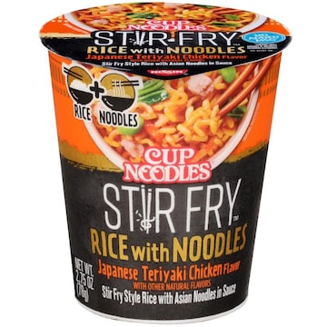 Nissin Cup Noodles Rice with Noodles, Japanese Teriyaki Chicken Flavor ...