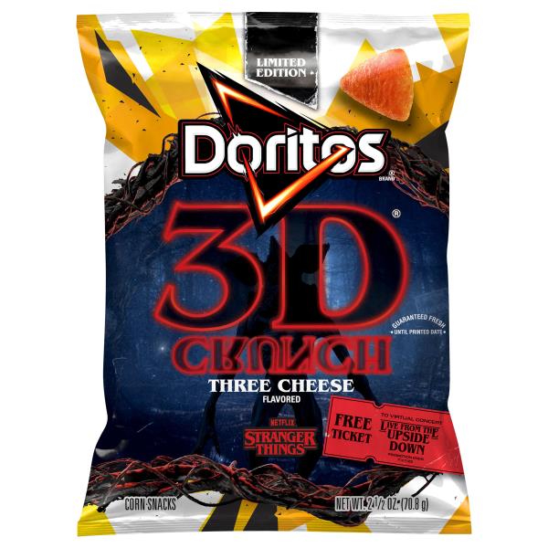 Doritos 3D Crunch Corn Snacks, Three Cheese Flavored | Publix Super Markets