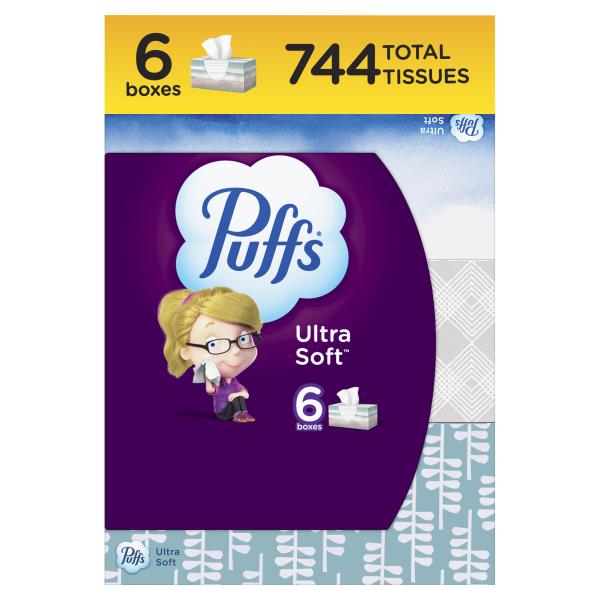 Puffs Ultra Soft Facial Tissues, 2-Ply | Publix Super Markets