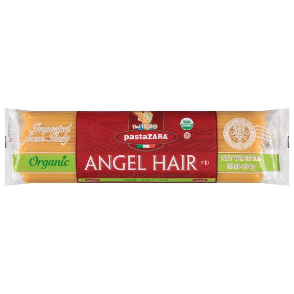 Pasta Zara Angel Hair, Organic, No.1 | Publix Super Markets