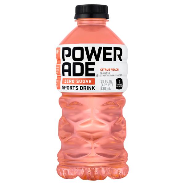 Powerade Sports Drink, Zero Sugar, Citrus Peach | Publix Super Markets
