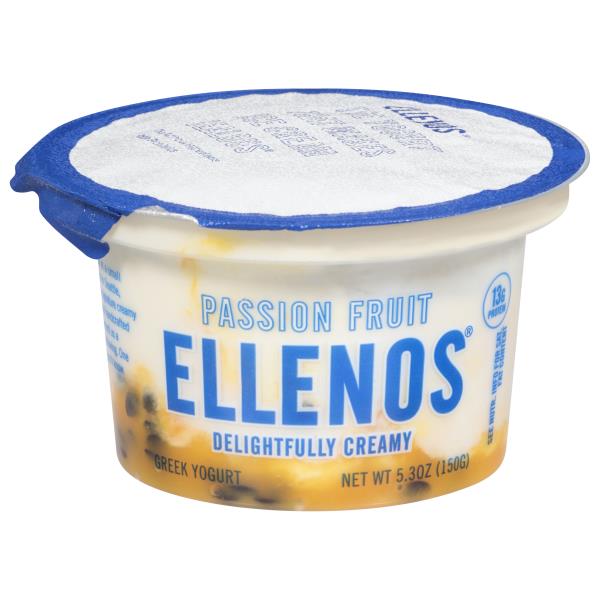 Ellenos Real Greek Yogurt, Passion Fruit | Publix Super Markets