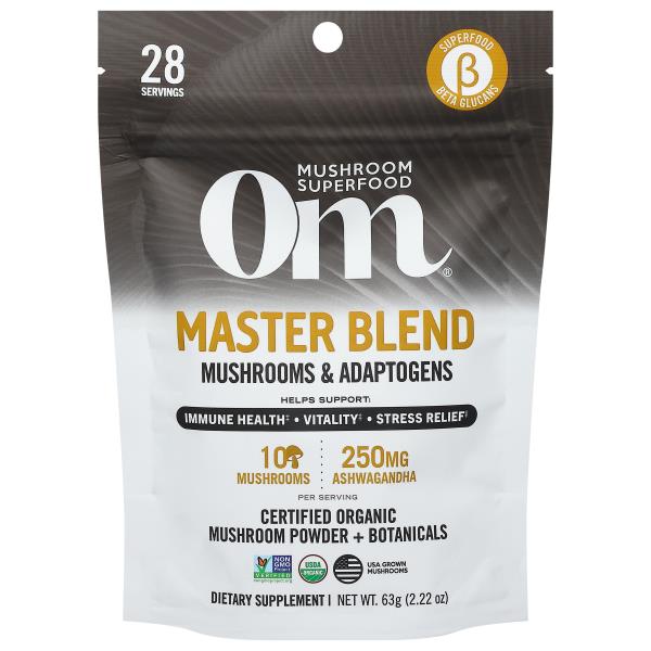 OM Mushrooms & Adaptogens, Master Blend, Powder | Publix Super Markets