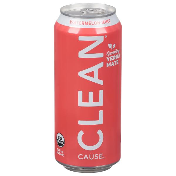 Clean Cause Sparkling Yerba Mate, Watermerlon Mint | Publix Super Markets