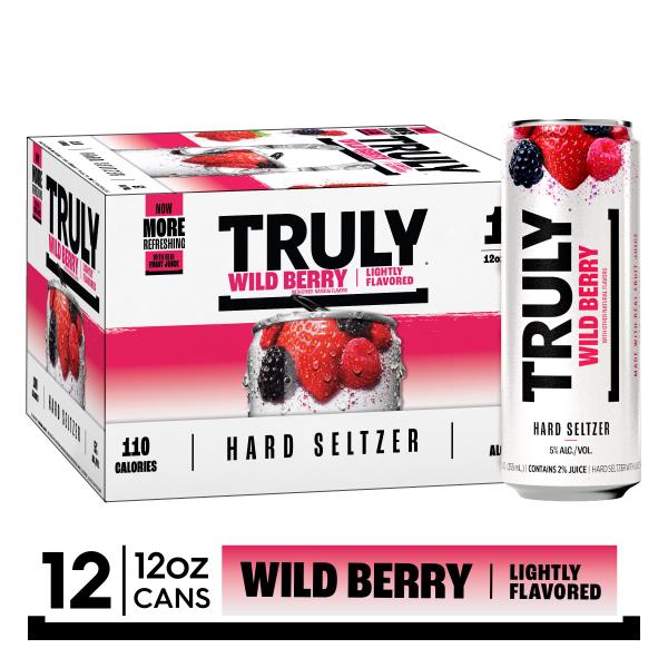 TRULY Hard Seltzer Hard Seltzer, Wild Berry | Publix Super Markets
