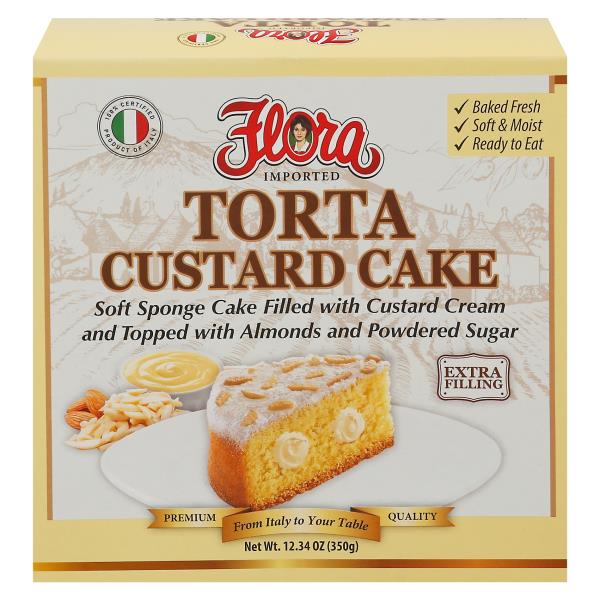 Flora Custard Cake, Extra Filling, Torta | Publix Super Markets