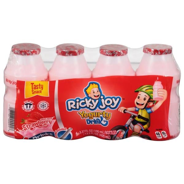 Ricky Joy Yogurty Drink, Strawberry Flavor, Tasty Snack | Publix Super ...