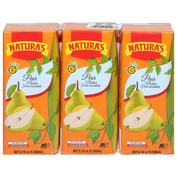 Natura's Nectar, from Concentrate, Pear, 3 Pack | Publix Super Markets