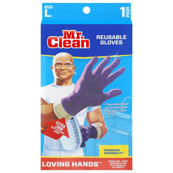 Mr. Clean Loving Hands Reusable Size L Gloves | Publix Super Markets
