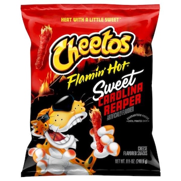 Cheetos Cheese Flavored Snacks, Flamin' Hot Sweet Carolina Reaper ...