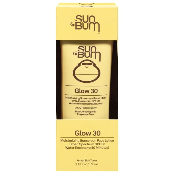 Sun Bum Glow 30 Sunscreen Face Lotion, Moisturizing, Broad Spectrum SPF ...