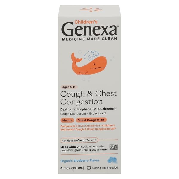 Genexa Cough & Chest Congestion, Kids', Liquid | Publix Super Markets