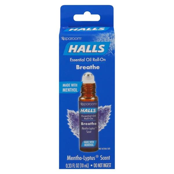 Halls Essential Oil Roll-On, Breathe, Mentho-Lyptus | Publix Super Markets