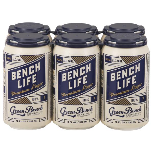 Green Bench Brewing Co. Beer, Premium Lager, Bench Life | Publix Super ...