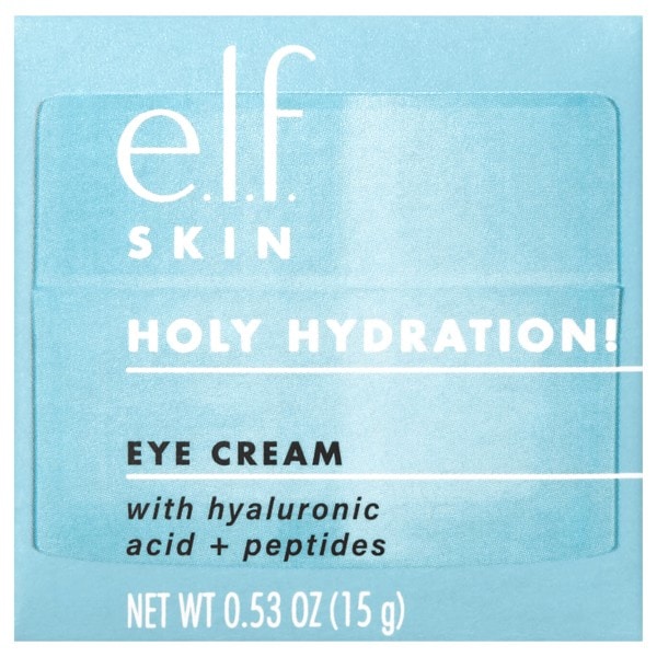 e.l.f. Skin Holy Hydration Eye Cream with Hyaluronic Acid + Peptides ...
