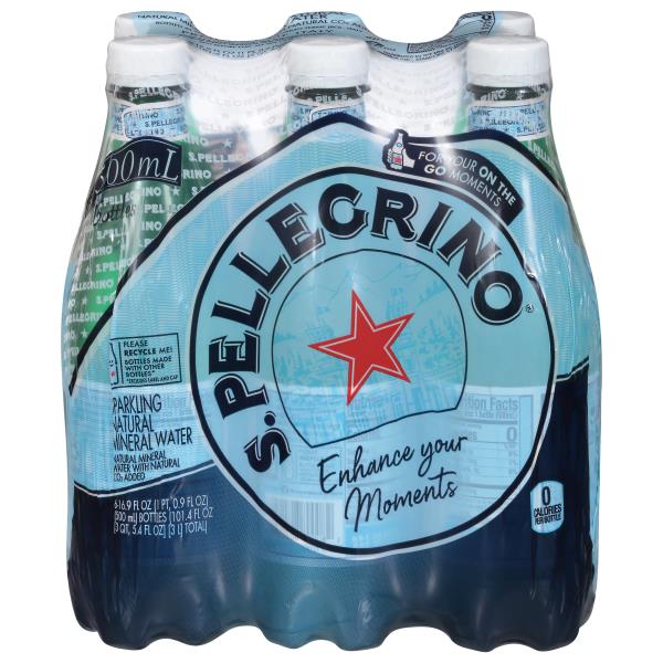 Sanpellegrino Mineral Water, Sparkling, Natural | Publix Super Markets