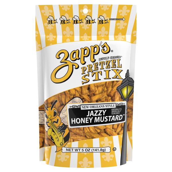 Zapp's Pretzel Stix, Jazzy Honey Mustard, New Orleans Style, Sinfully ...
