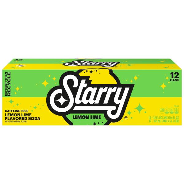 Starry Starry Soda Lemon Lime 12 Fl Oz 12 Count | Publix Super Markets