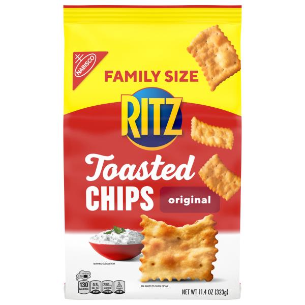 Ritz Chips, Taosted, Original, Family Size | Publix Super Markets