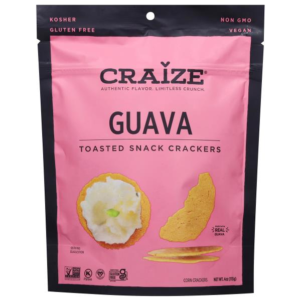 Craize Toasted Snack Crackers, Guava | Publix Super Markets