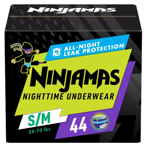 Ninjamas Nighttime Underwear Bedwetting Underwear Boy Size S/M | Publix ...