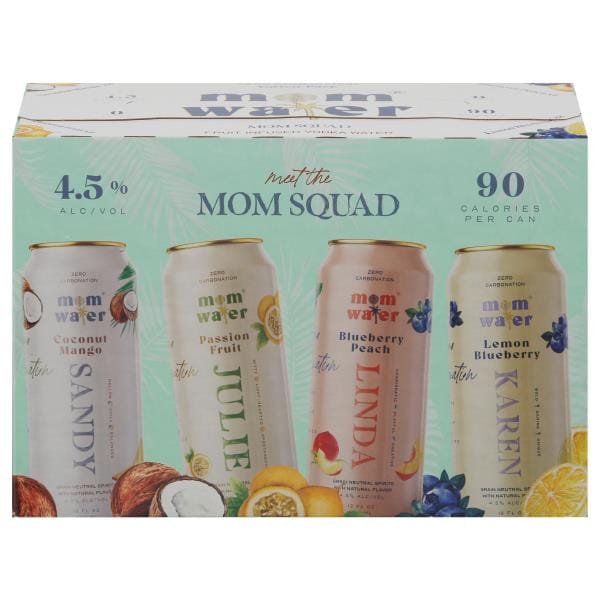 Mom Water Vodka Water, Fruit Infused, Variety Pack | Publix Super Markets