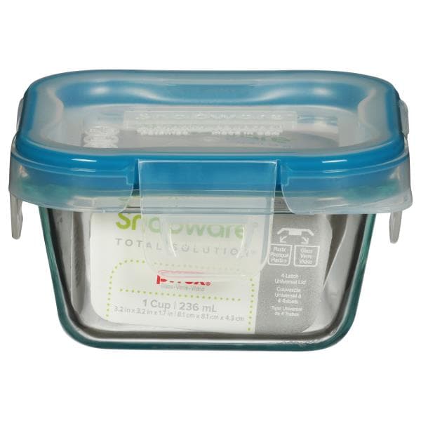 Snapware Total Solution Food Storage, Pyrex Glass, 1 Cup | Publix Super ...