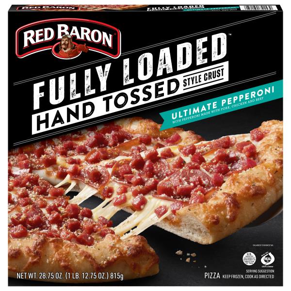 Red Baron Fully Loaded Fully Loaded Pepperoni Hand Tossed Crust Frozen ... Red Baron Fully Loaded Fully Loaded Pepperoni Hand Tossed Crust Frozen ...