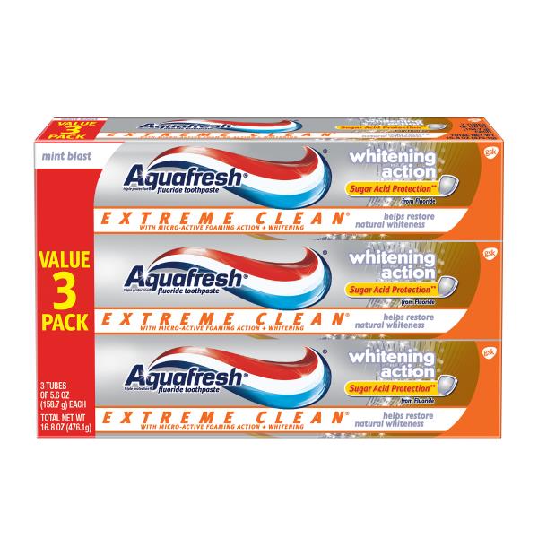 Aquafresh Extreme Clean Whitening Toothpaste | Publix Super Markets