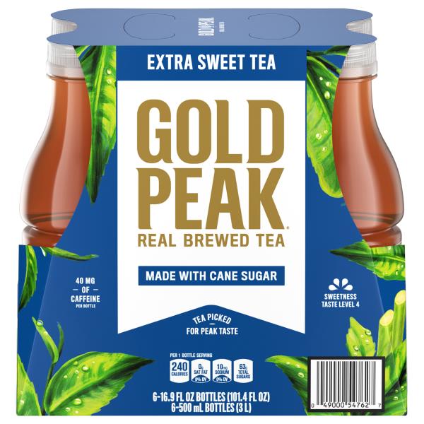 Gold Peak Brewed Tea, Extra Sweet, Real | Publix Super Markets