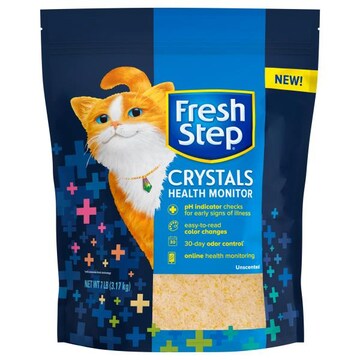 Fresh Step Cat Litter, Health Monitor, Unscented, Crystals | Publix ...