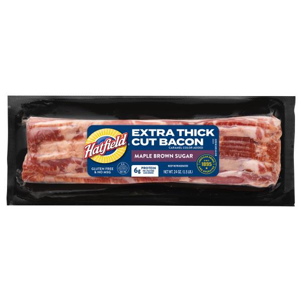 Hatfield Bacon, Maple Brown Sugar, Extra Thick Cut | Publix Super Markets