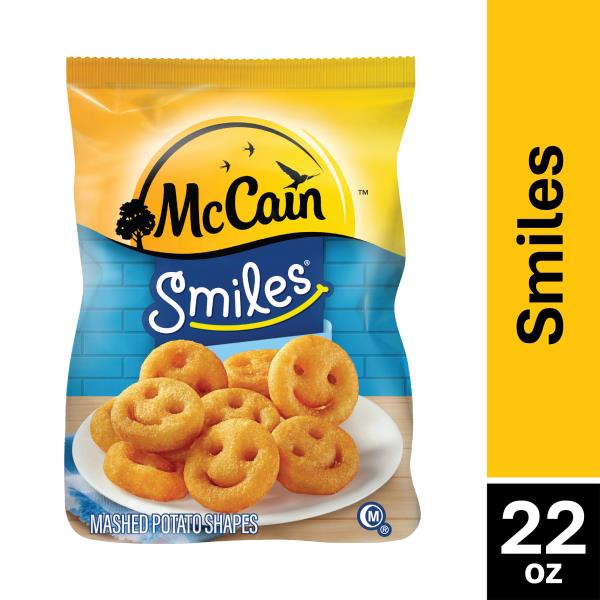 McCain Smiles Mashed Potato Shapes, 22 oz (Frozen Potatoes) | Publix ...