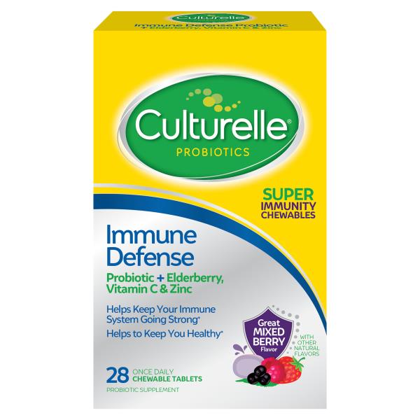 Culturelle Chewable Tablets Mixed Berry Flavor Immune Defense | Publix ...