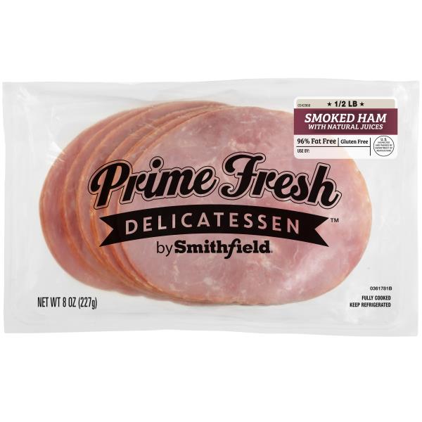 Prime Fresh Delicatessen Smoked Ham, with Natural Juices | Publix Super ...