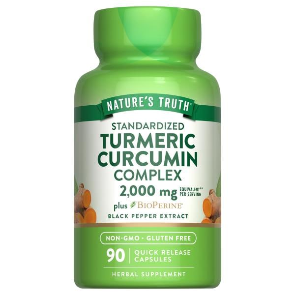 Nature's Truth Nature's Truth Standardized Turmeric Curcumin Complex ...