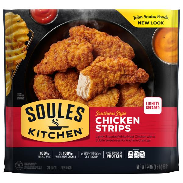 Soules Kitchen Southern Style Chicken Strips, 24 oz, Frozen | Publix ...