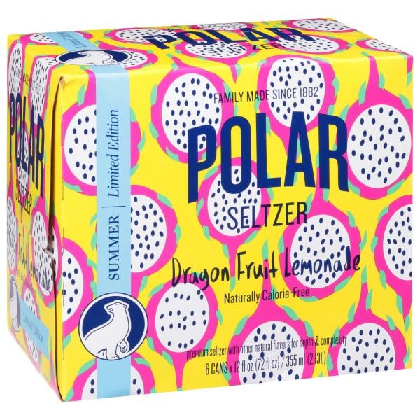 Polar Seltzer Water, Dragonfruit Lemon | Publix Super Markets