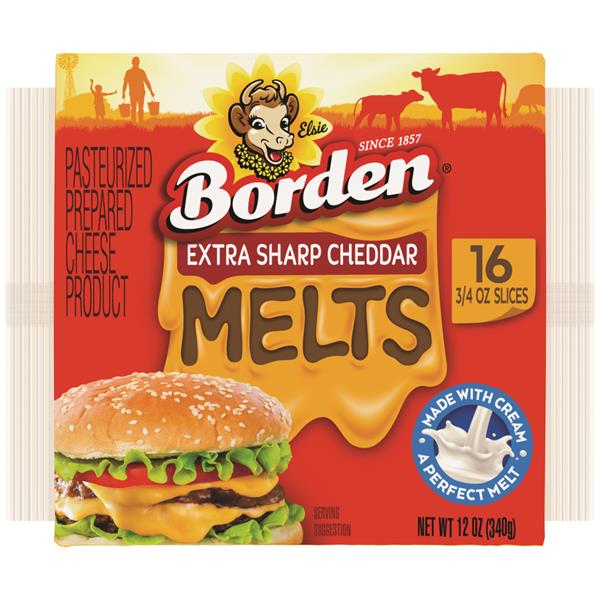 Borden Extra Sharp Cheddar Melt Slices | Publix Super Markets
