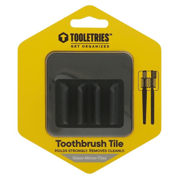 Tooletries Toothbrush Tile, Charcoal | Publix Super Markets