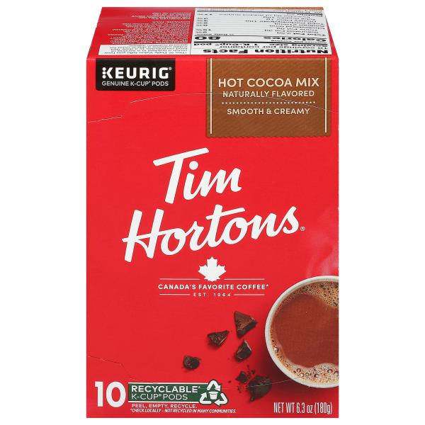 Tim Hortons Hot Cocoa Mix, K-Cup Pods | Publix Super Markets