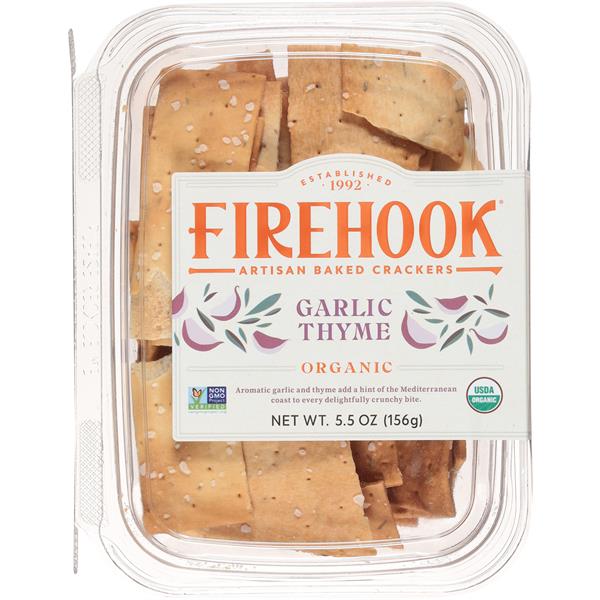 Firehook Organic Garlic Thyme Artisan Baked Crackers | Publix Super Markets