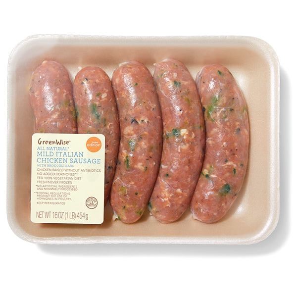GreenWise Chicken Sausage with Broccoli Rabe, Limitied Edition | Publix ...