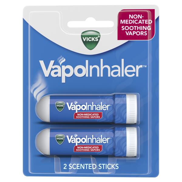 Vicks Nasal Decongestant Vicks VapoInhaler Portable Nasal Inhaler, Non ...
