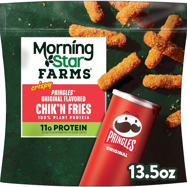 MorningStar Farms Plant Based Chik'n Fries Pringles Original Flavor ...