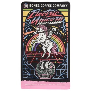 Bones Coffee Company Coffee, Ground, Medium Roast, Electric Unicorn ...